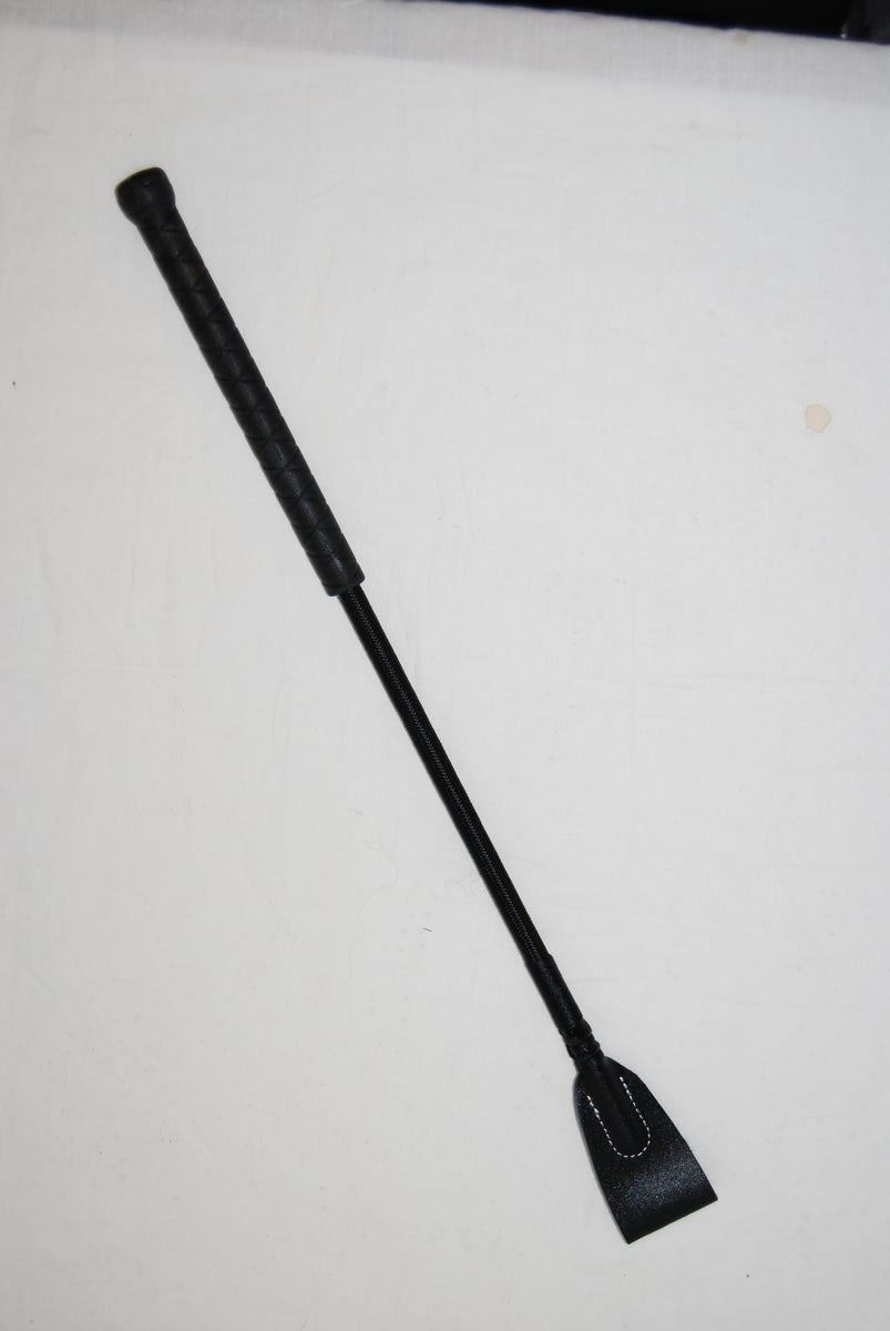 Black Short 18 " Jumping Crop – C.M. Hadfield's Saddlery Inc.