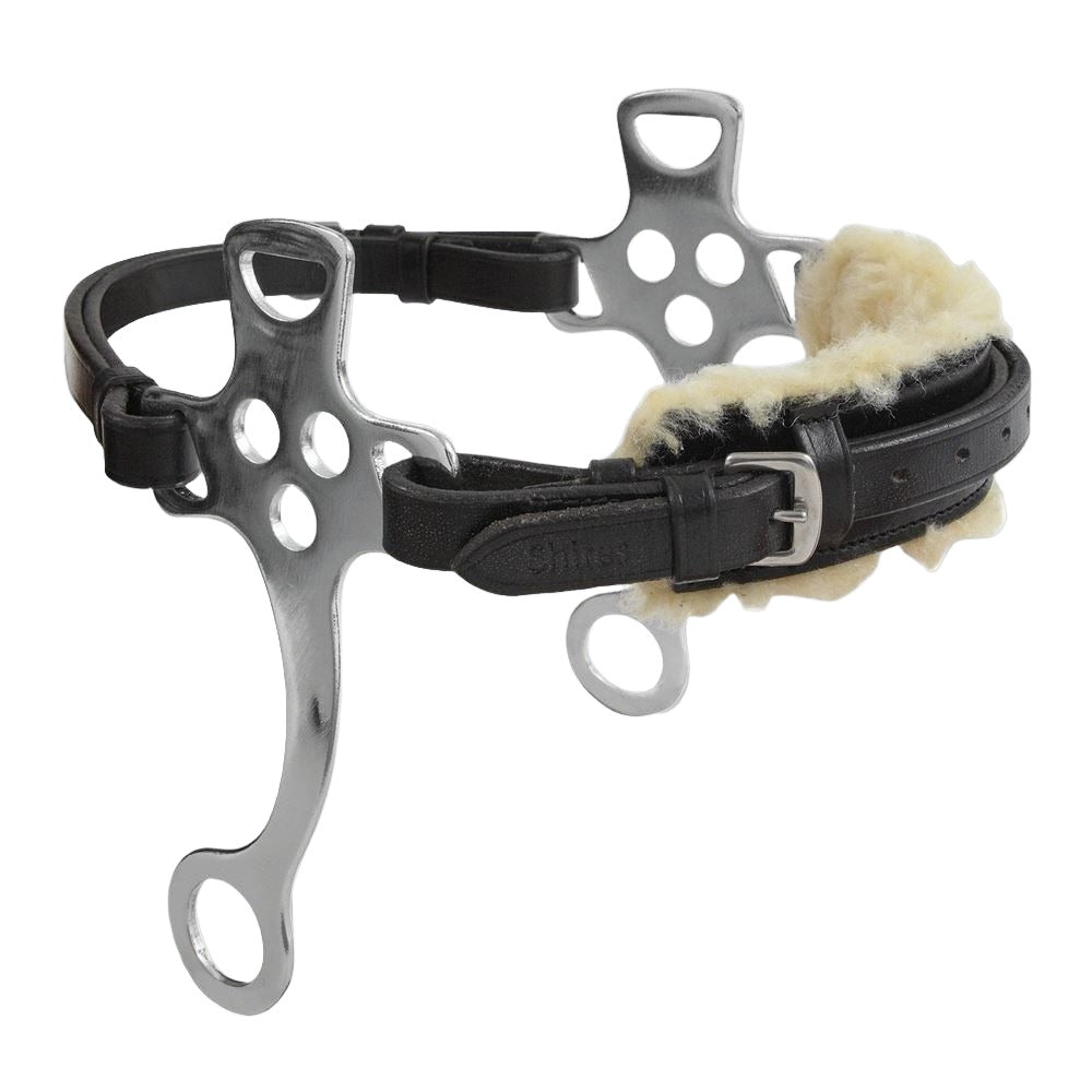 English Hackamore with Brown Leather – C.M. Hadfield's Saddlery Inc.