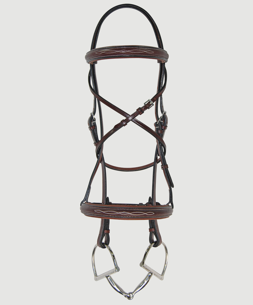HBW-104 Bridle, Raised, Fancy, Padded – C.M. Hadfield's Saddlery Inc.