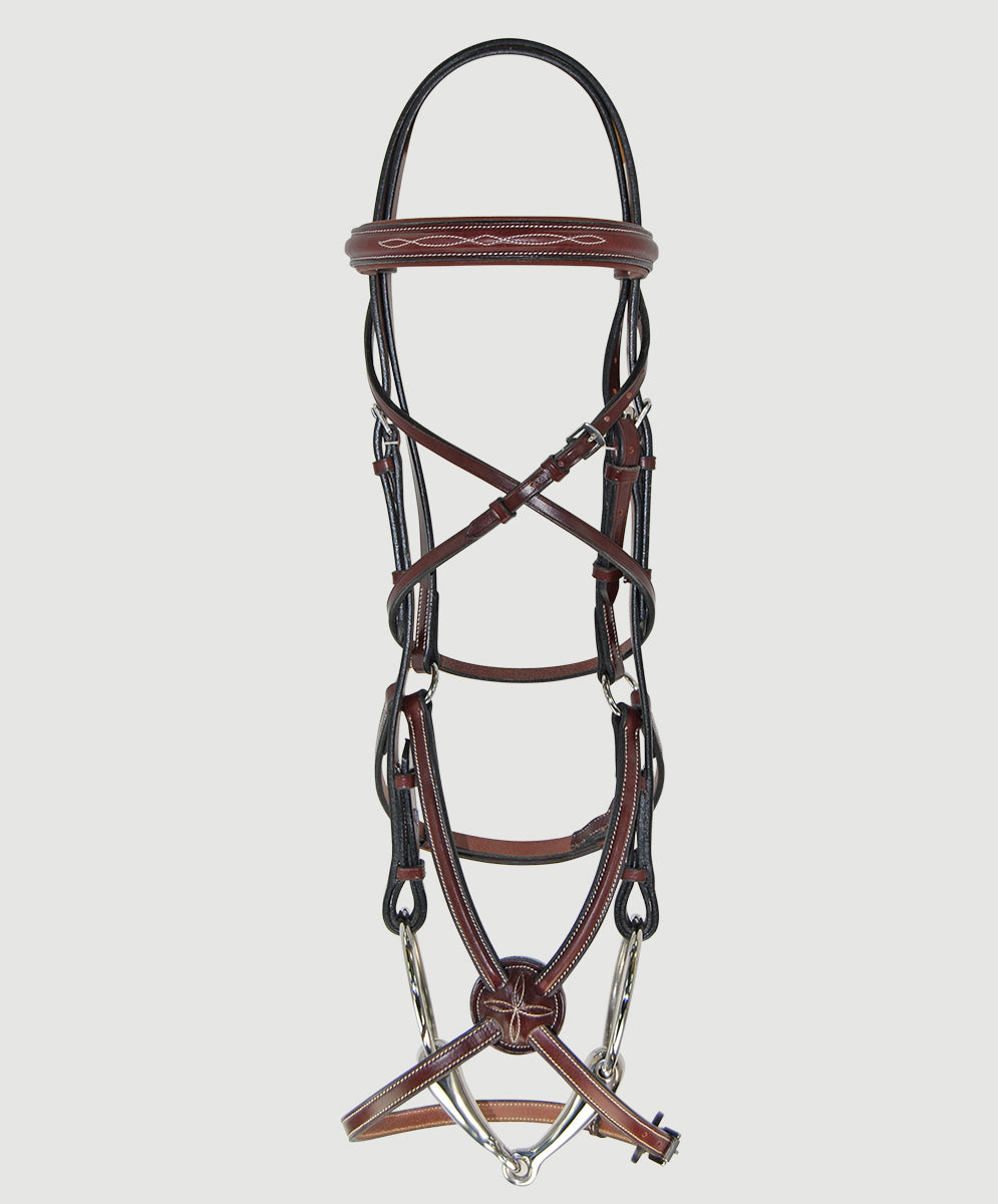 HBW-201 Bridle, Figure 8, Raised, Fancy – C.M. Hadfield's Saddlery Inc.